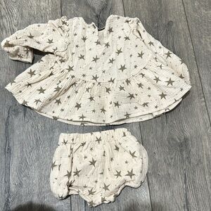 Rylee + Cru | Matching Sets | Rylee Cru Girls Button Short Top Grey ...